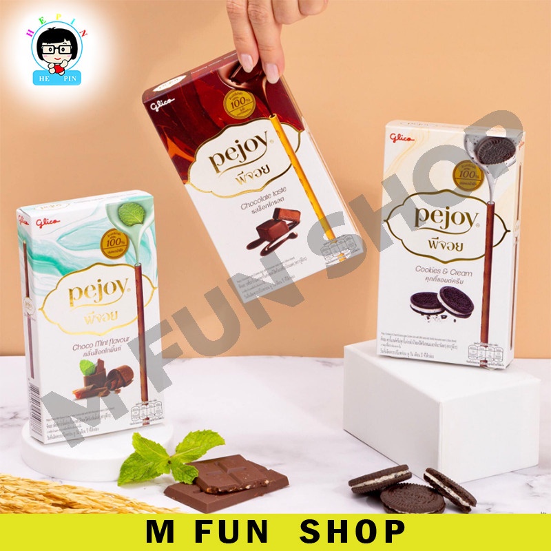 Snack Glico Pejoy Chocolate / Cookies & Cream / Choco Mint/Vanilla ...