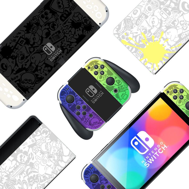 Skin Cover Decals Vinyl for Nintendo Switch V2 V1, Cute Splatoon Game ...