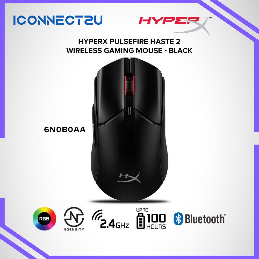 HyperX Pulsefire Haste 2 Wireless Ultra-Lightweight Gaming Mouse ...