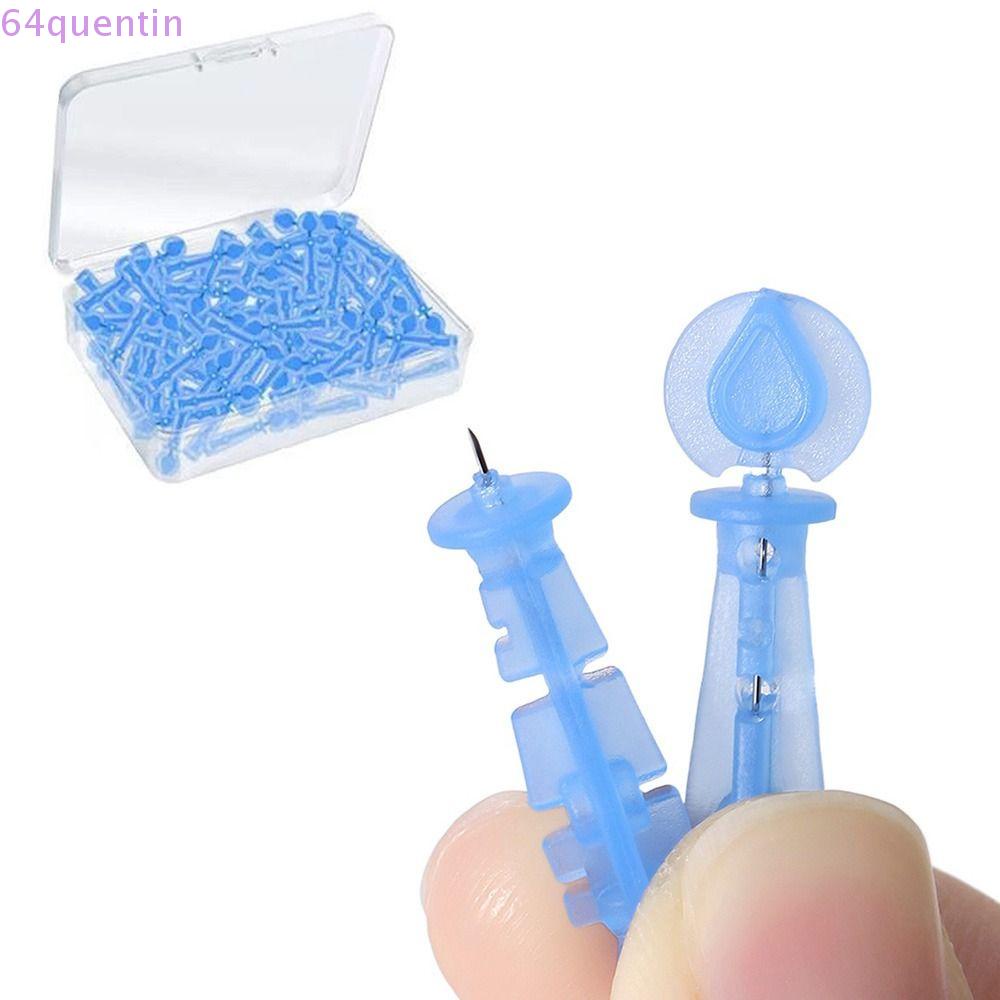 QUENTIN 50Pcs/Box Disposable Acne Needle, Pimple Pins Professional ...