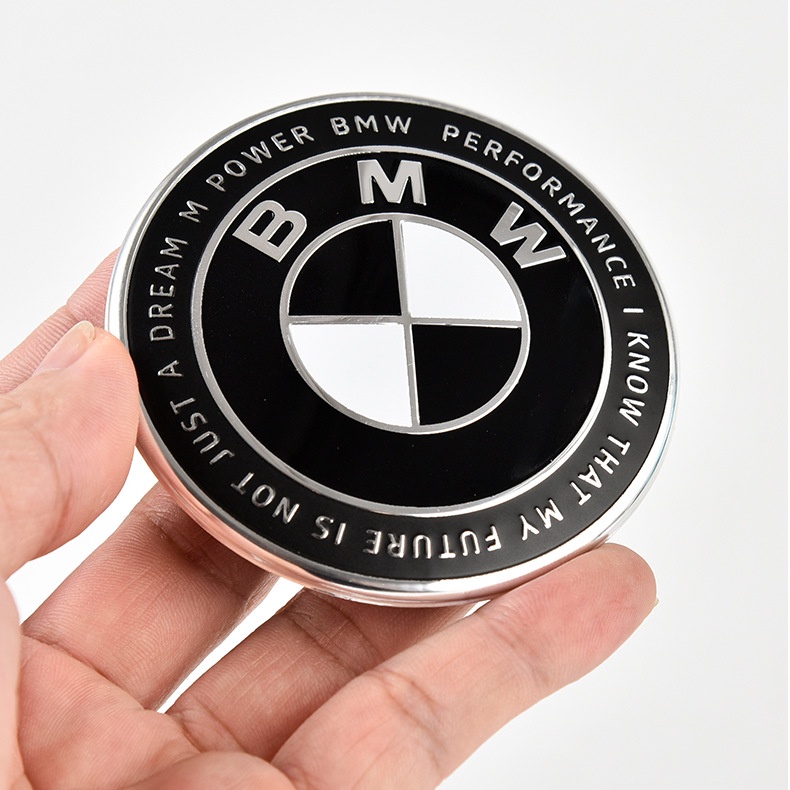 Suitable for BMW Thunder Limited Black White Car Logo Modified ...