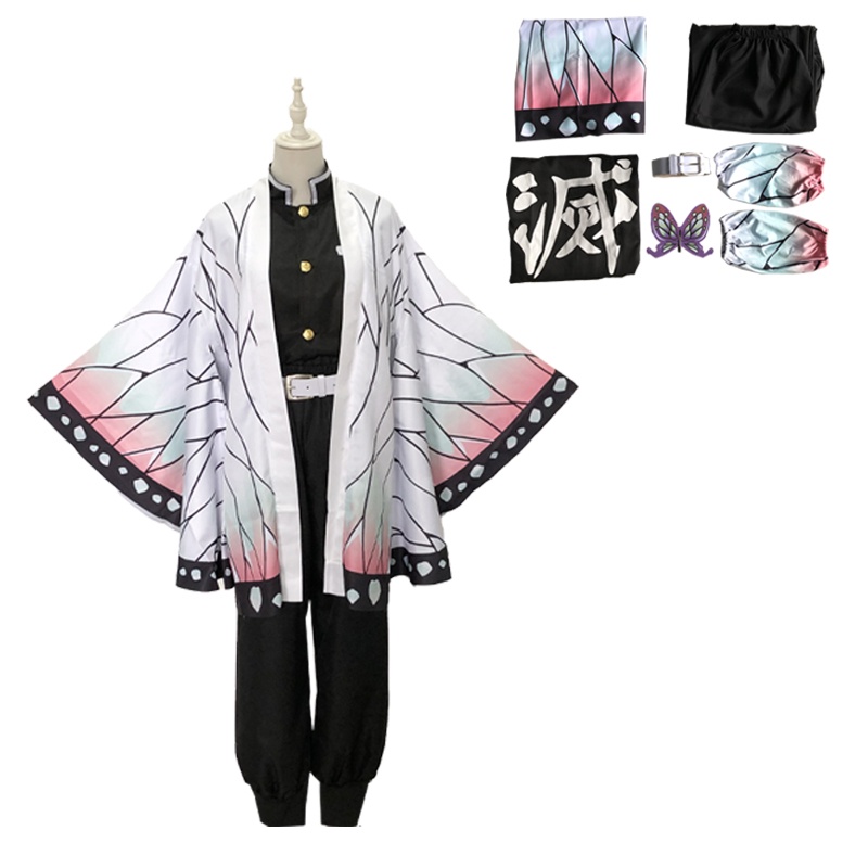 Kochou Shinobu Cosplay Demon Slayer Cosplay Costume Anime Shinobu Haori ...