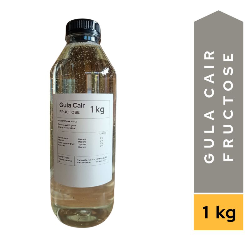 Fructose 1 kg / Original liquid sugar from corn juice 1 kg | Shopee ...