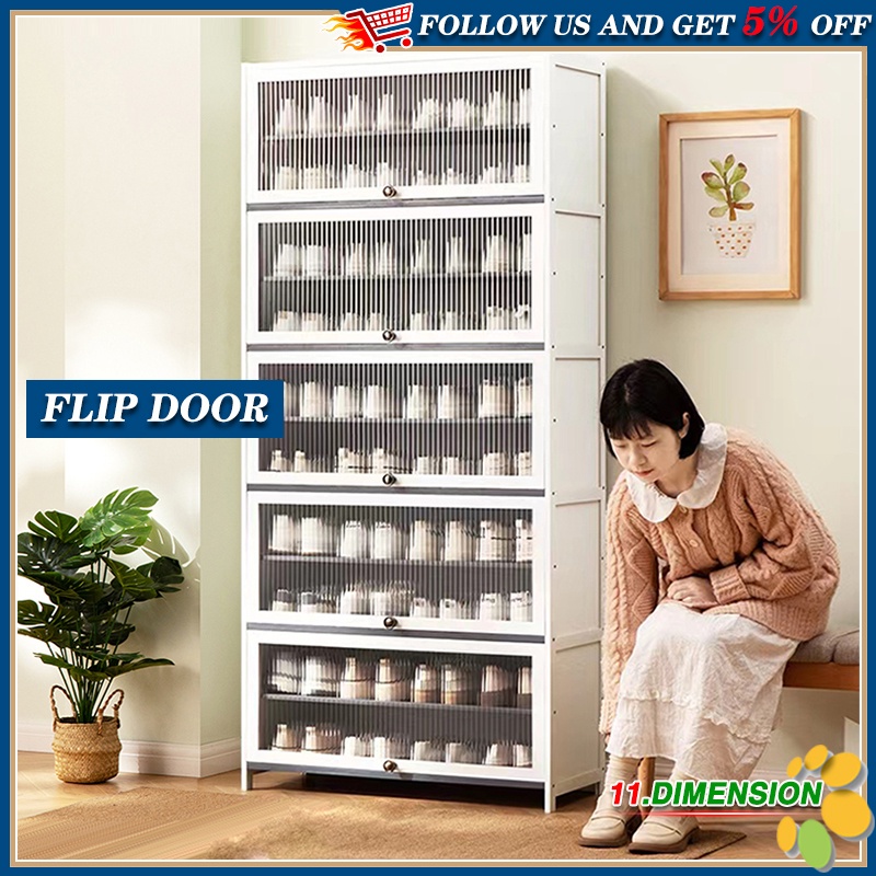 Large Capacity White Shoe Cabinet Shoe Rack Home Entrance Dustproof ...
