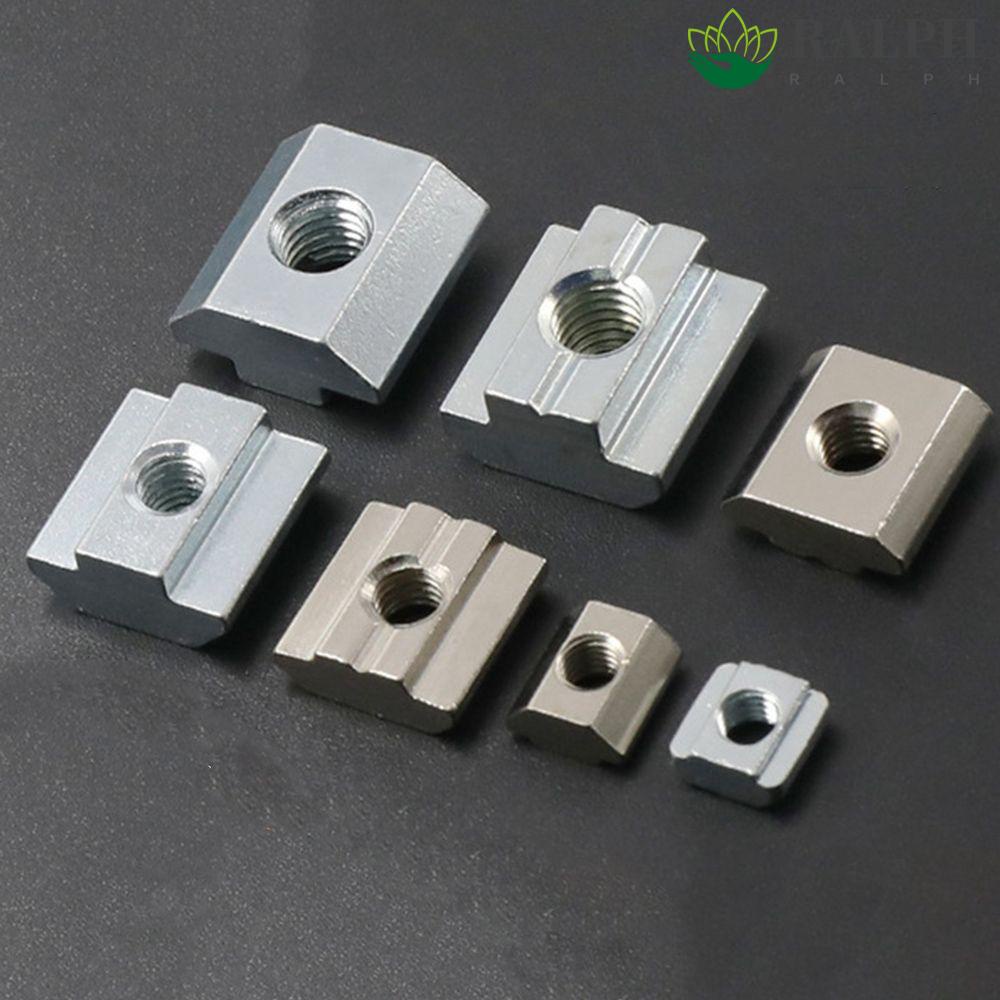 RALPH 20PCS Hammer Nut T-Track Sliding For Fastener Nuts 2020 3030 4040 4545 T Block M3 M4 M5 M6 ...