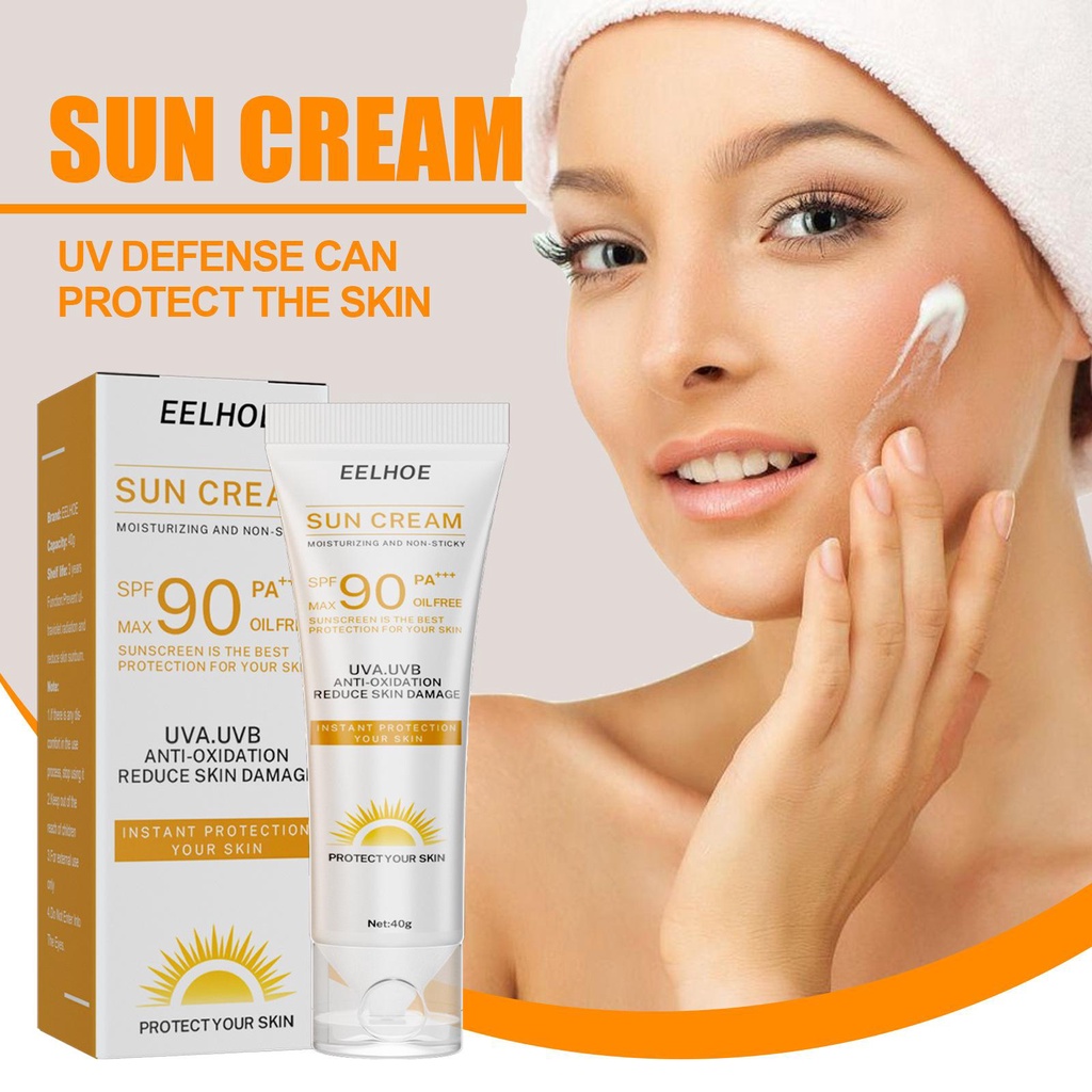 Facial Body Sunscreen Whitening Sun Cream Sunblock Skin Protective Cream Anti-Aging Oil-control ...