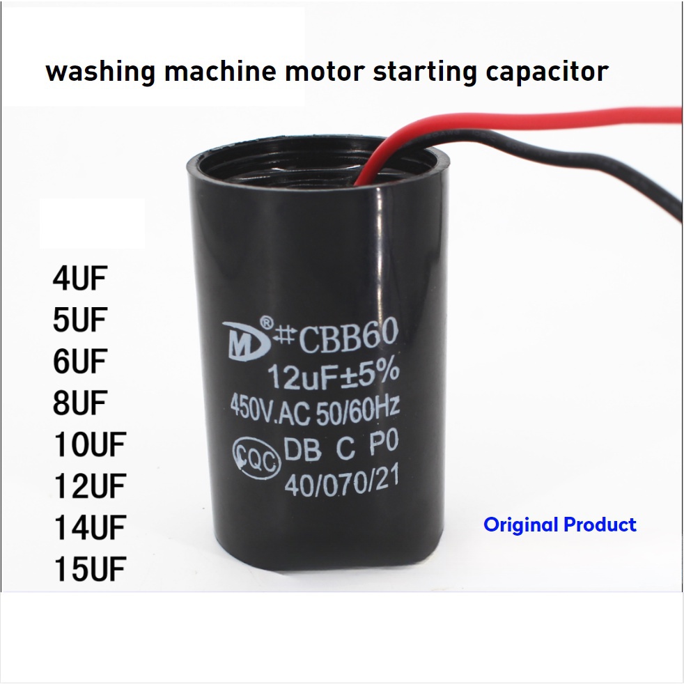 Washing Machine Starter Capacitor CBB60 450VDrying Motor Dehydration ...