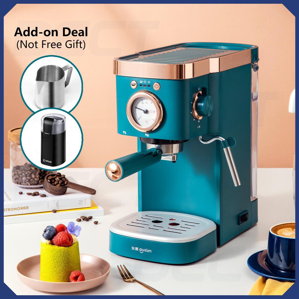 Donlim 20 Bar Italian Coffee Machine, Coffee Maker with thermometer ...
