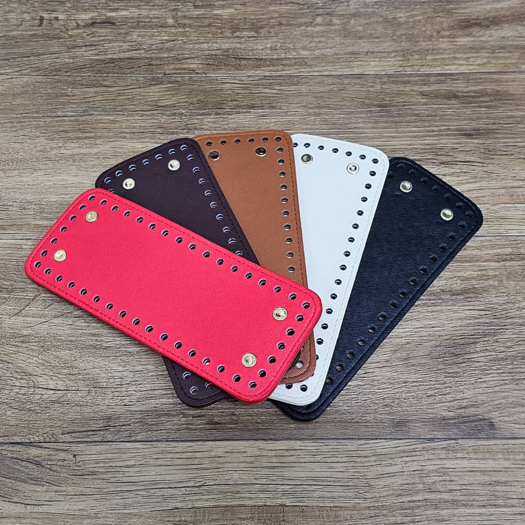 Square/Rectangle PU Bag Base with Stud/Tapak Beg Kait/Bag Bottom ...