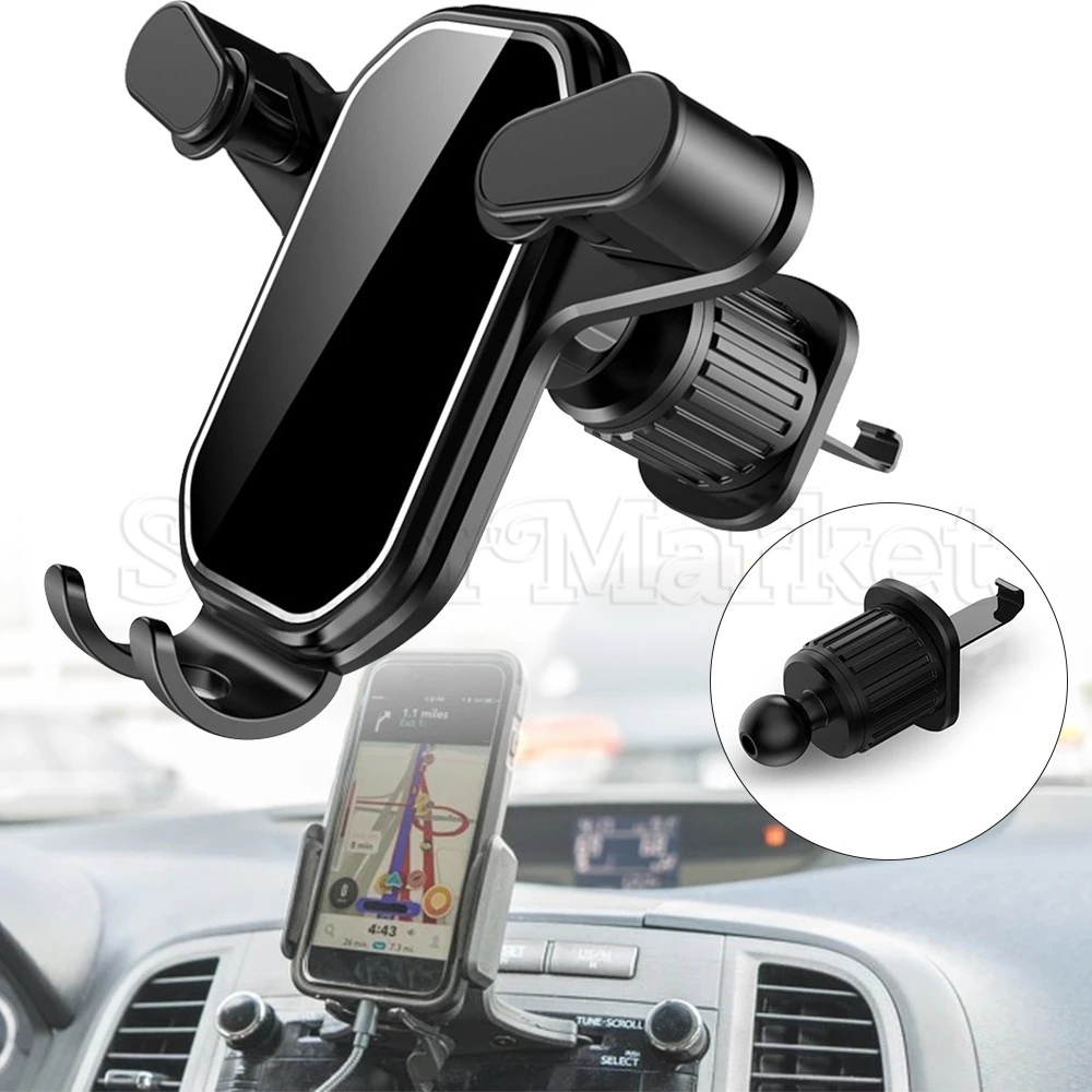 Gravity Car Phone Holder Air Vent Hook Phone Mount 360-Degree Rotation ...