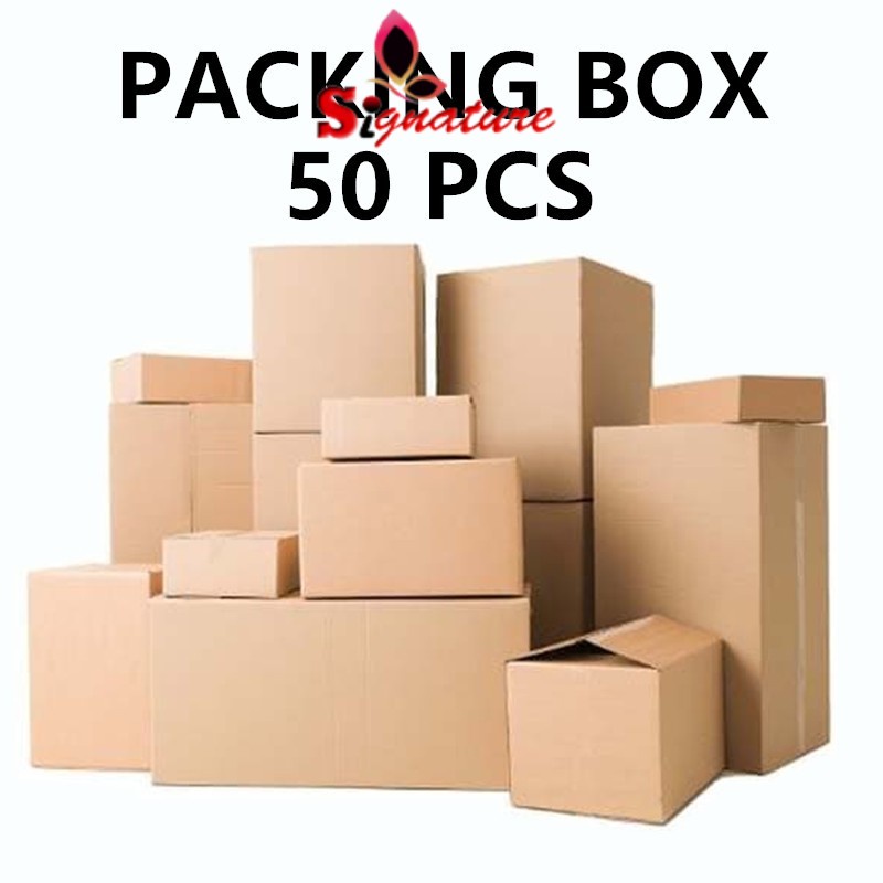 Craft Paper Carton Box Packaging Box Packing Box Paper Boxes Kotak ...