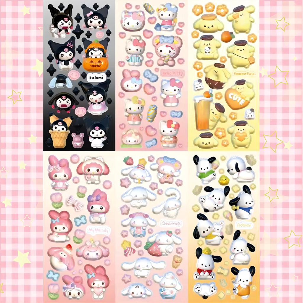 Sanrio Stickers Cuckoo Card Cuckoo Plate Decorative Stickers Cartoon ...