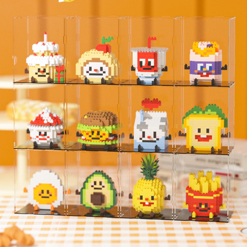 Micro Particle Building Block Toy Simulation Gourmet French Fries ...