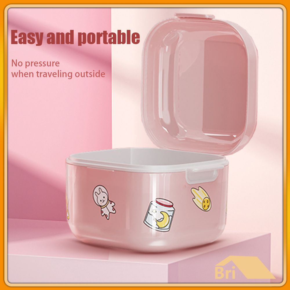 Orthodontic Retainer Braces Storage Box With Mirror False Teeth Storage ...