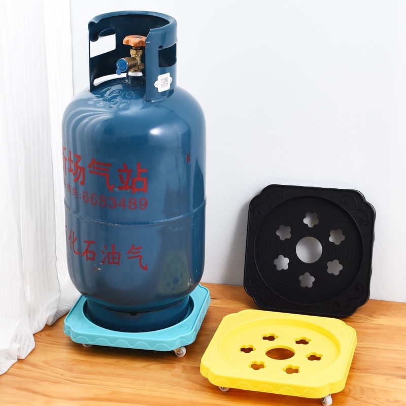 Bracket Household Gas Cylinder Base Universal Wheel Kitchen Storage ...