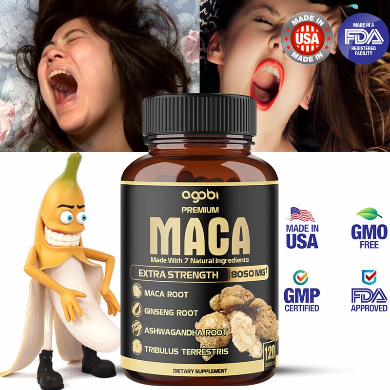 Maca Root Powder Capsule - a dietary supplement for men and women ...