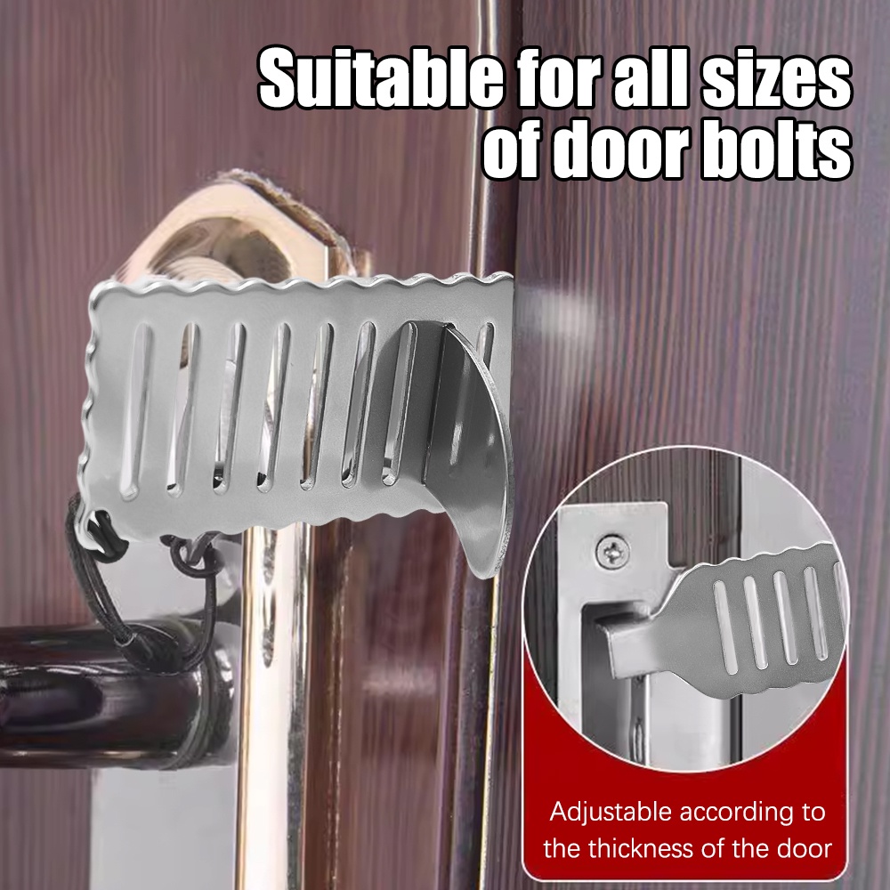 Stainless Lockdown Latch / Portable Safety Latches Metal Door Lock ...