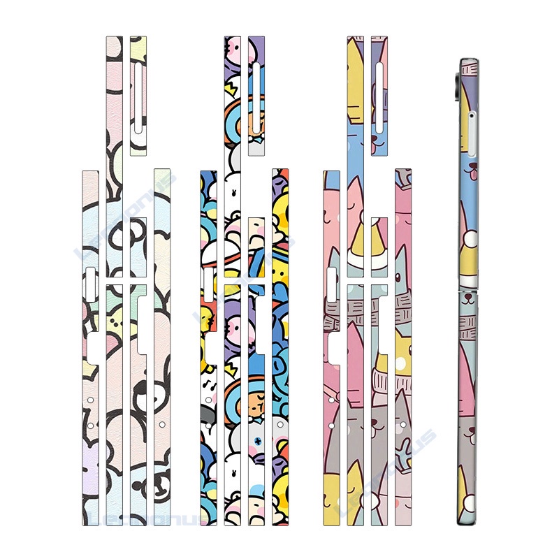 Cartoon Side Skin for Samsung Galaxy Z Flip 5 4 3 Cute Border Screen ...