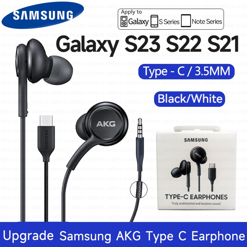 Samsung Type C Earphone AKG Wired Usb C Headphone 3 5MM In-ear Headset ...