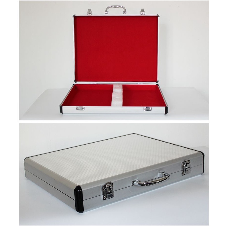 Large Aluminum Alloy (Flat) Mahjong Box Mahjong Box Box Connection Gift ...