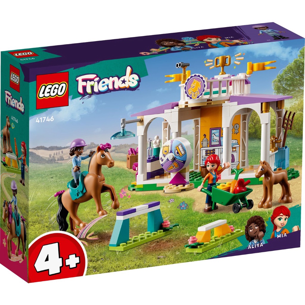LEGO 41746 Friends Horse Training Building Toy Set (134 Pieces ...
