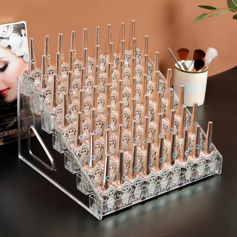Xiaohong Book Nail Polish Display Stand Transparent Acrylic Nail Art ...