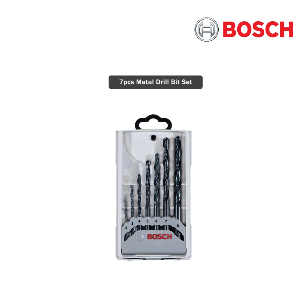 BOSCH 7pcs X-Pro Line Wood & Metal Drill Bit Set 25pcs Screwdriver Bit ...