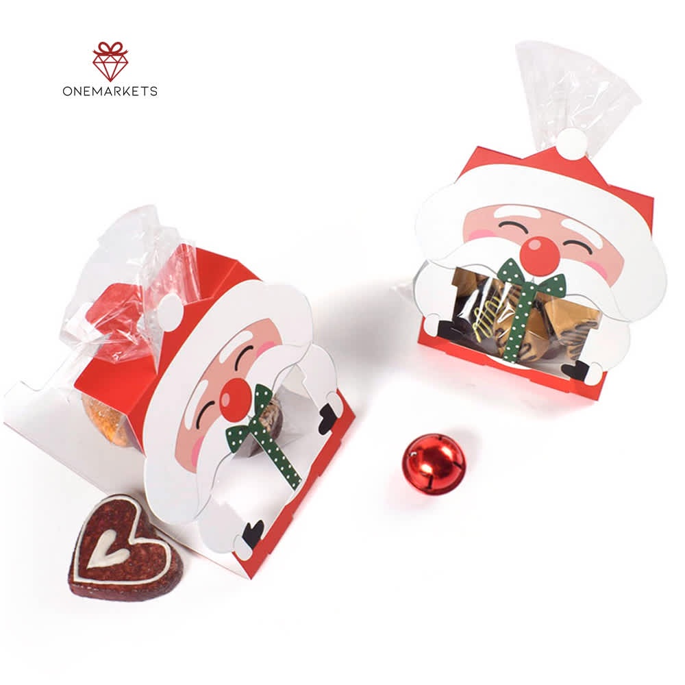 Transparent Santa Cookies Giftbox - Christmas Hampers Box - GB125 ...