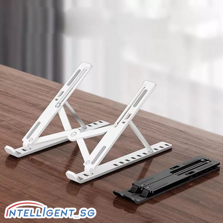 Laptop Stand Abs Plastic Foldable Adjustable Height For All Laptop ...