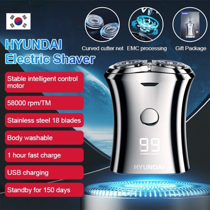 Korea HYUNDAI electric shaver | Shopee Singapore