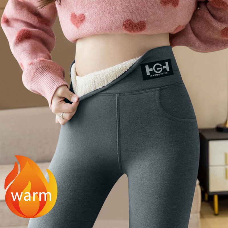 Women Ladies Winter Thick Warm Fleece Lined Thermal Stretchy Leggings