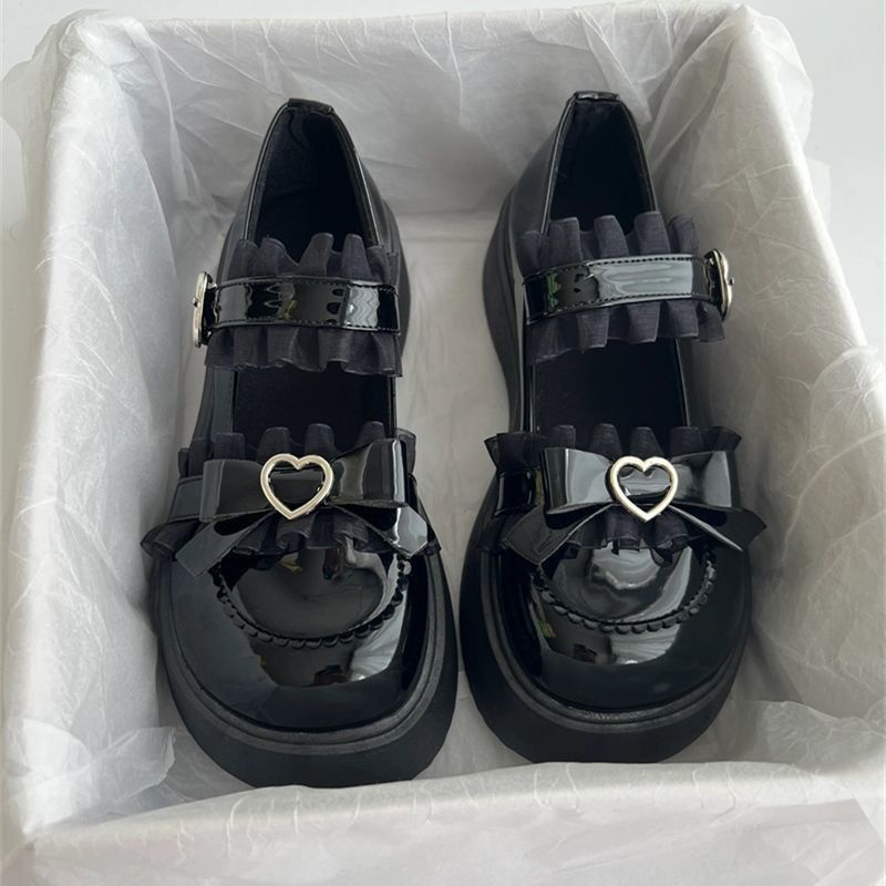 [READY STOCK] Japanese Sweet Shoes Original lolita Thick-Soled Small ...