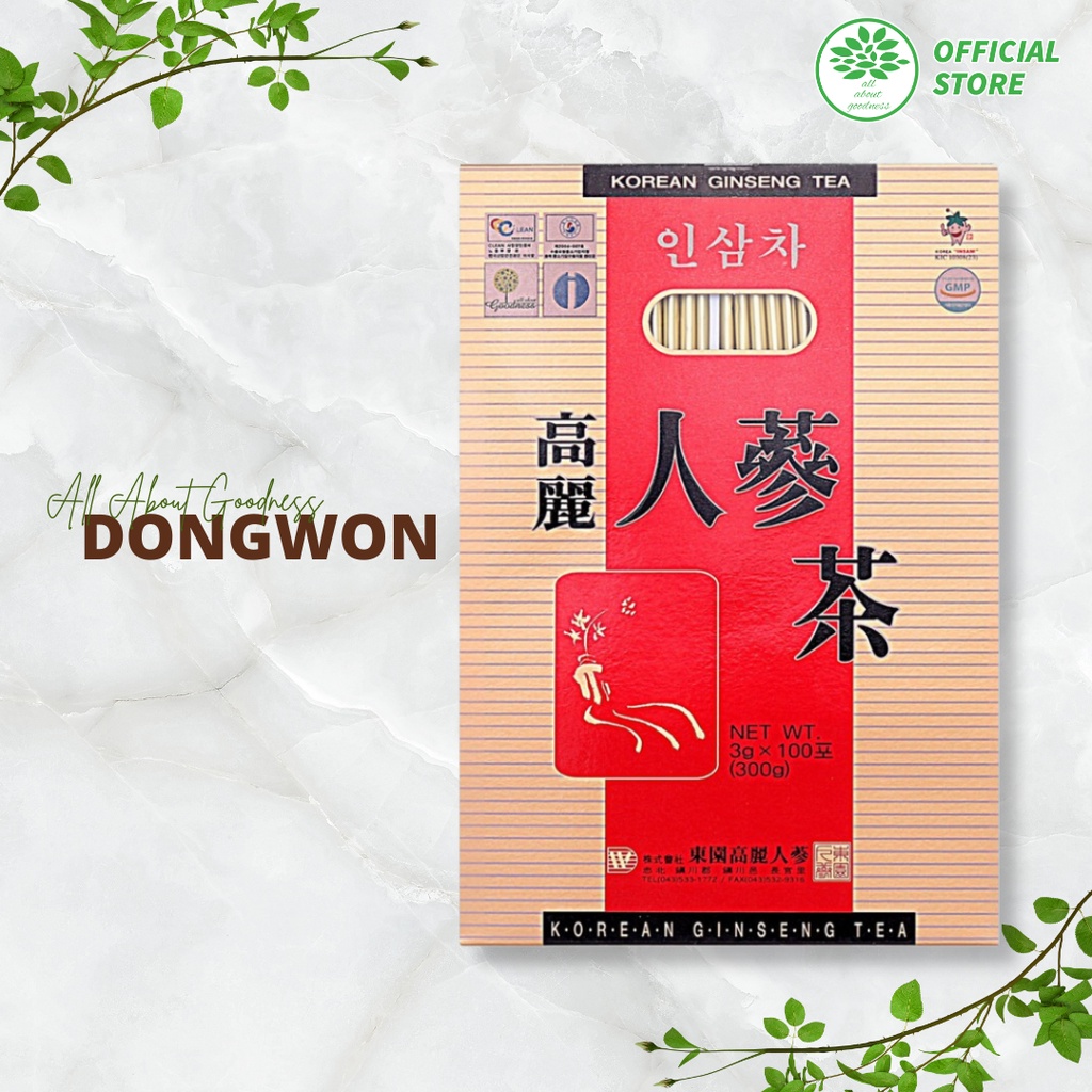 DONG WON Korean Ginseng Tea Insam-Cha 100 Sachets@3g | Shopee Singapore
