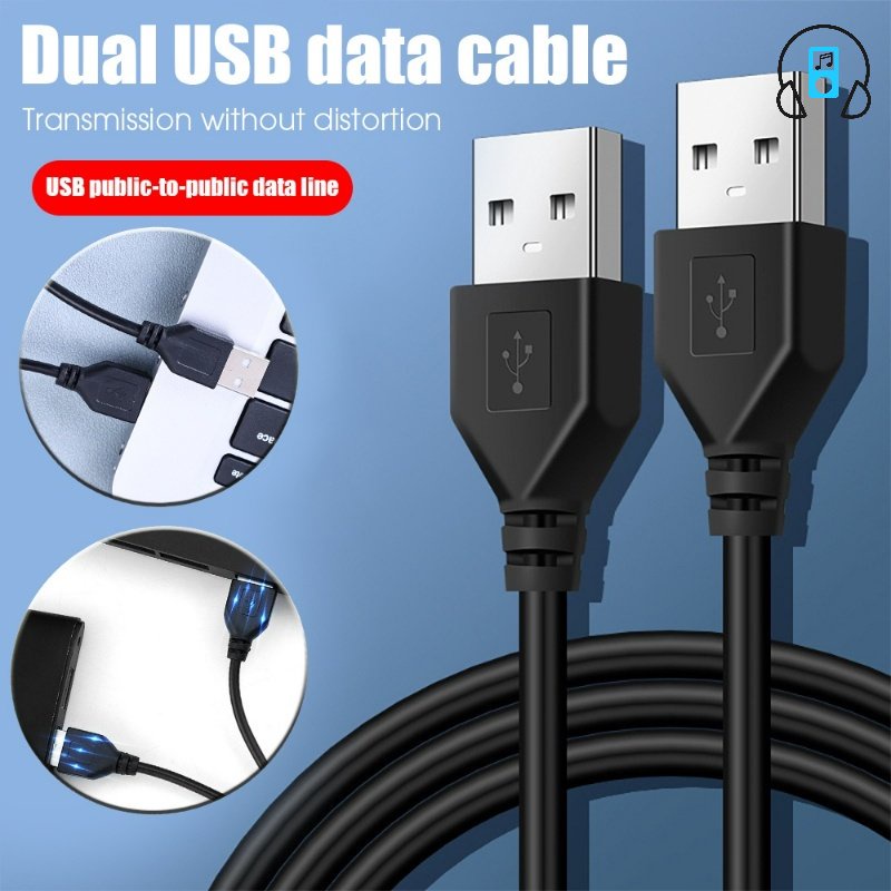 High Quality USB to USB PVC Plugs / Laptop TV Projection Connect Wire ...