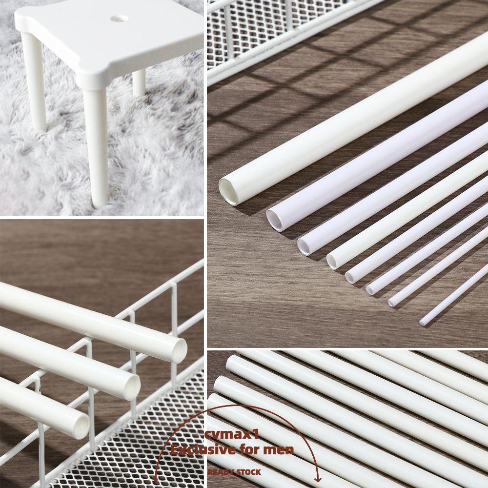 CVMAX 10pcs High Quality Round Tube ABS Plastic Hollow Tube Model ...