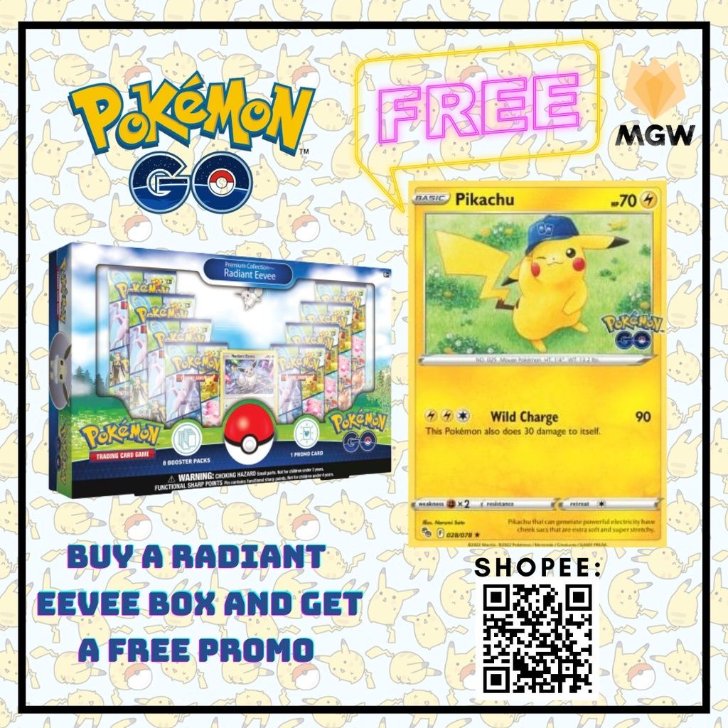 Pokémon TCG: Pokemon GO Premium Collection Radiant Eevee Box - Brand ...