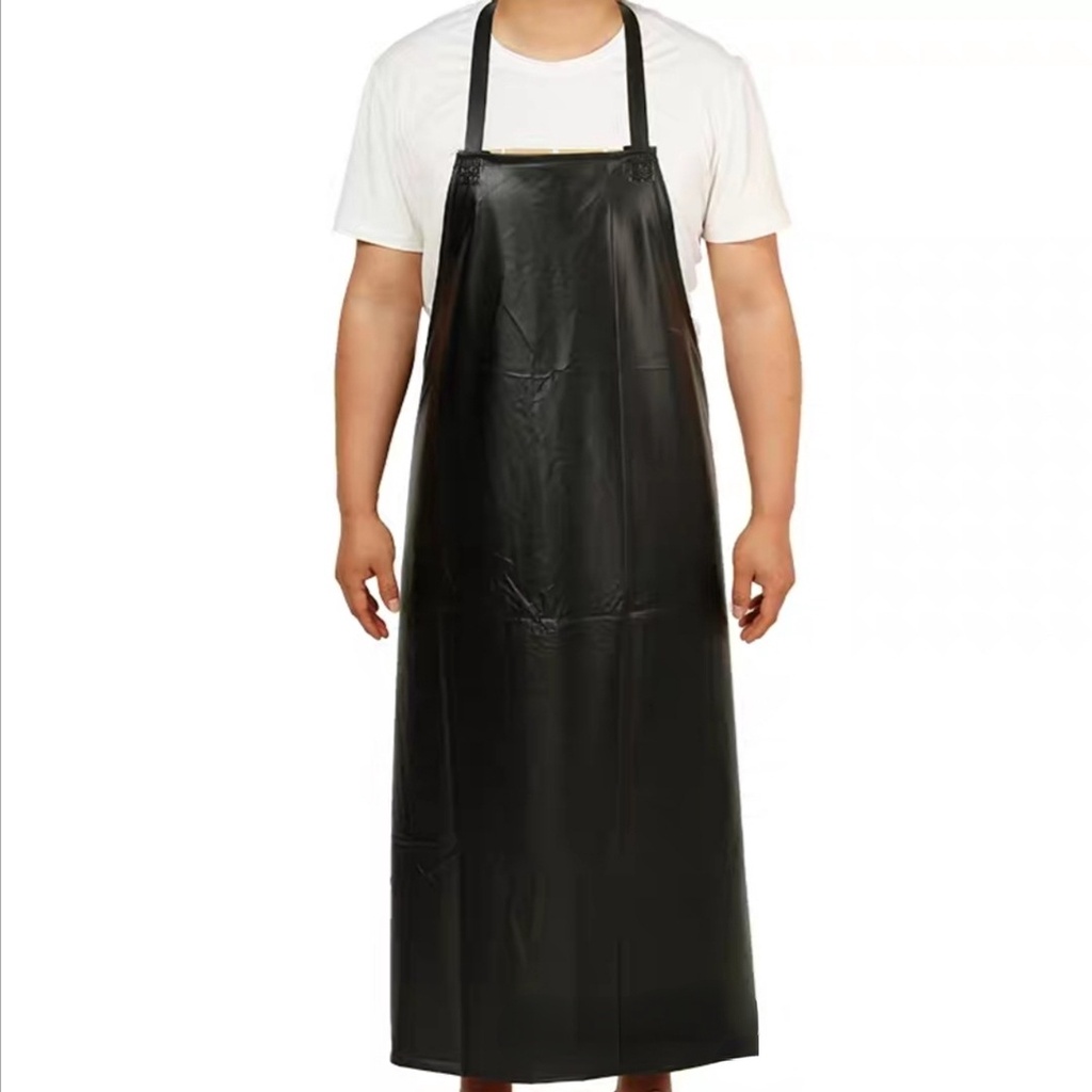 PVC Waterproof Industrial Apron Butchers Kitchen Chef Apron Restaurant ...