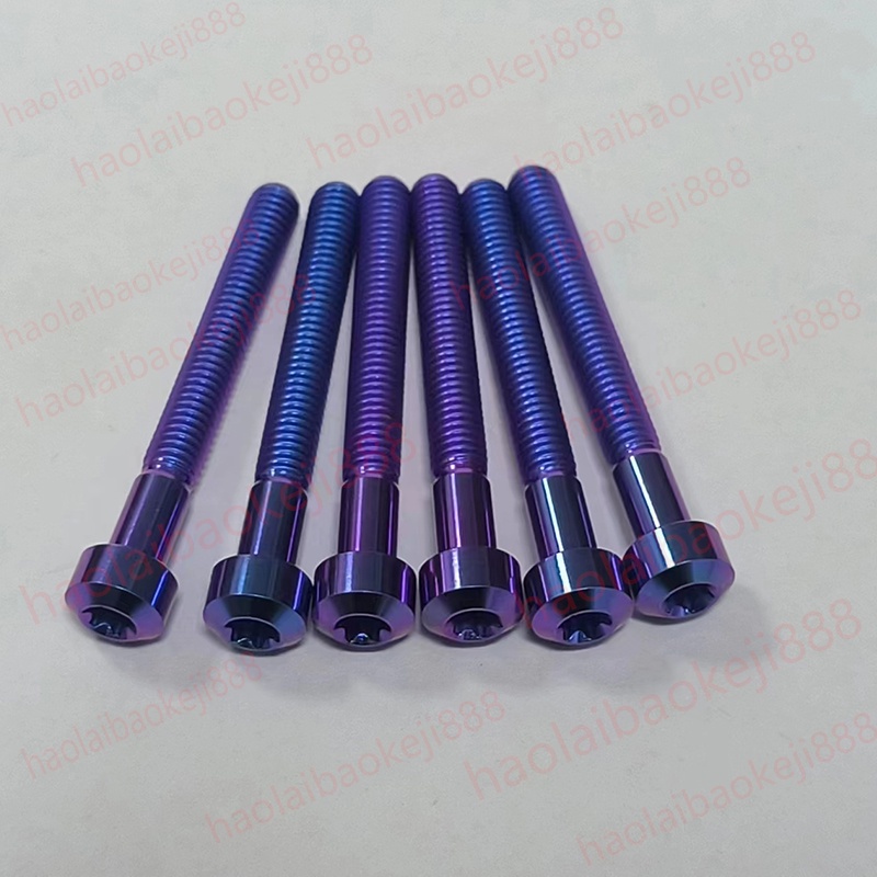 TC4/GR5 Titanium Bolts M4 M5 35MM-45MMTorx Inverted Angle Column Head ...