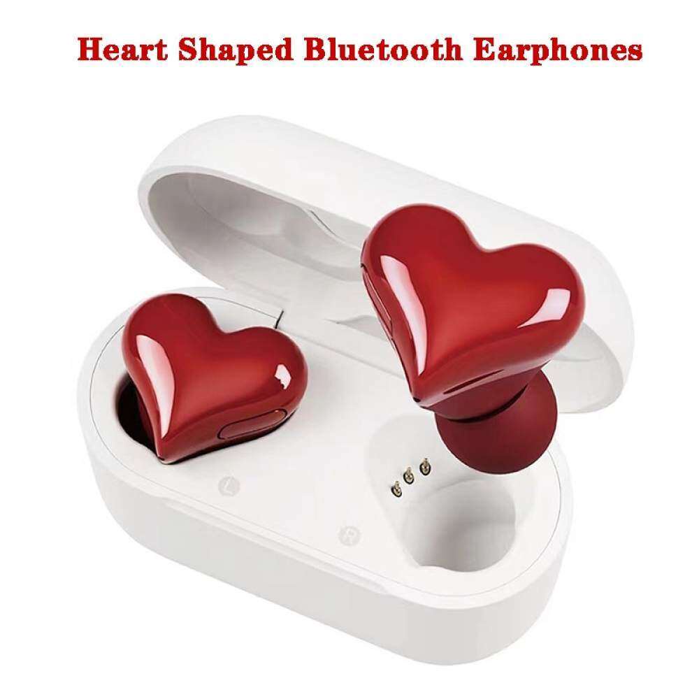 For Heartbuds Wireless Bluetooth Heart Shaped Earphones Fashion TWS ...