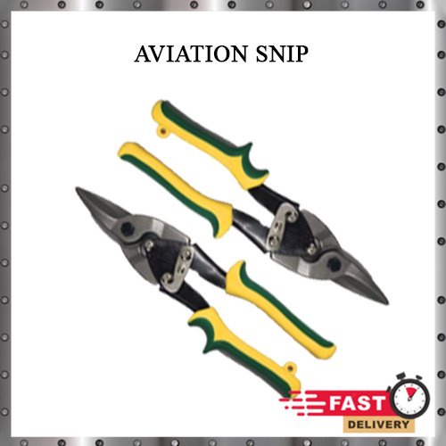 10" M/Duty Aviation Snip Tin Snip Straight Shear Scissor Tin Snip ...