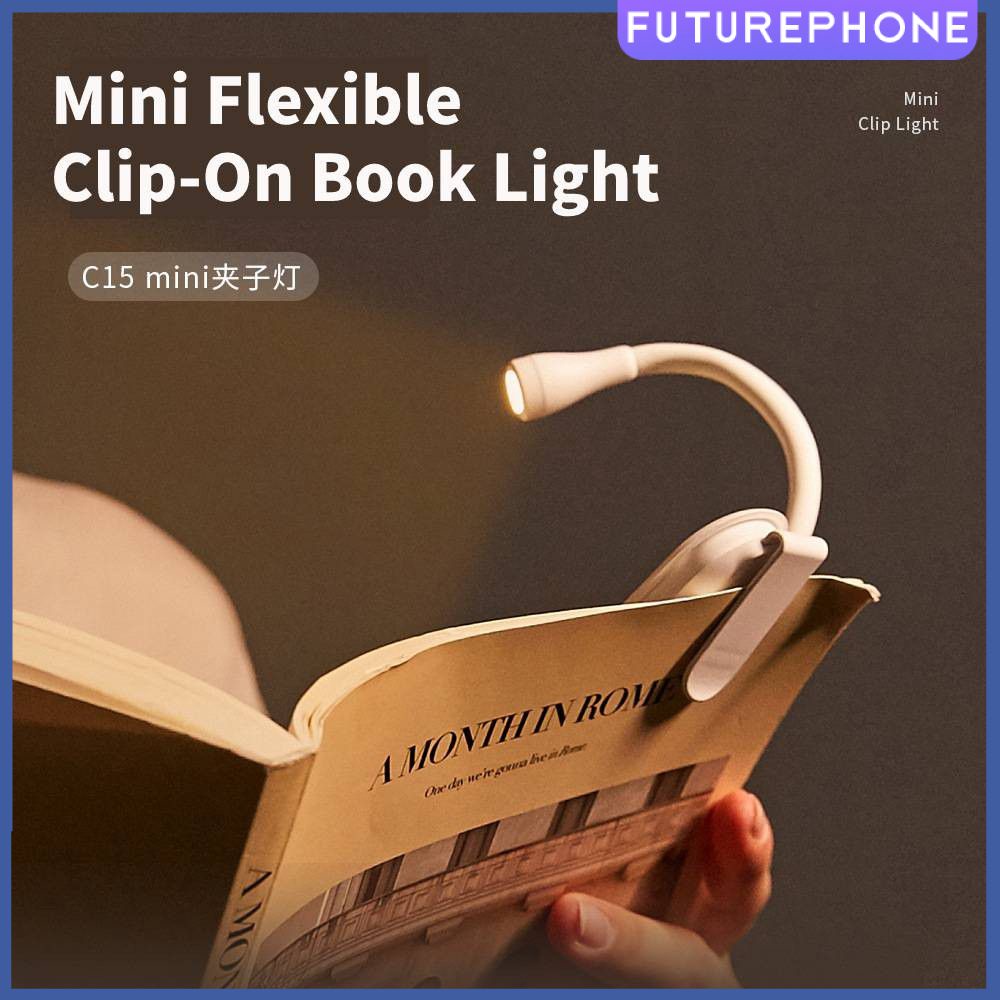 Rechargeable Led Usb Clip Book Light Eye Protection Table Lamp Flexible ...