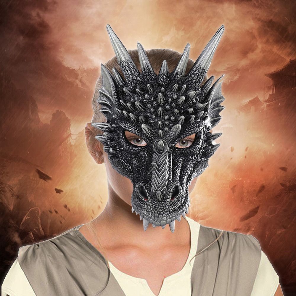 3D Dragon Mask Halloween Party Costume Cosplay for Adults , Scary ...