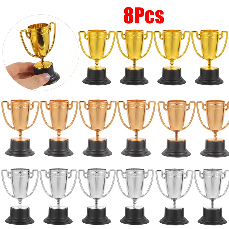 [READY STOCK] 8 Pcs Mini Trophy Toy Toys for Kids Award Prize Decorate ...