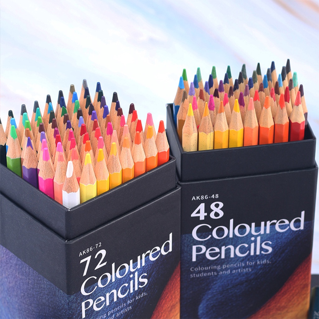 12/18/24/36/48 Colored Pencil Set Professional Drawing Writing Back To ...