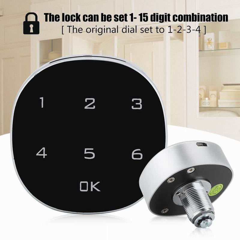 6 Digital / Finger Print WT Smart Keyless Digital Password Lock Touch ...