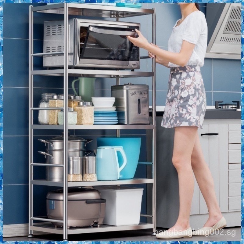 P15Z Stainless Steel Kitchen Rack Multi-layer Storage Rack Multi-layer ...