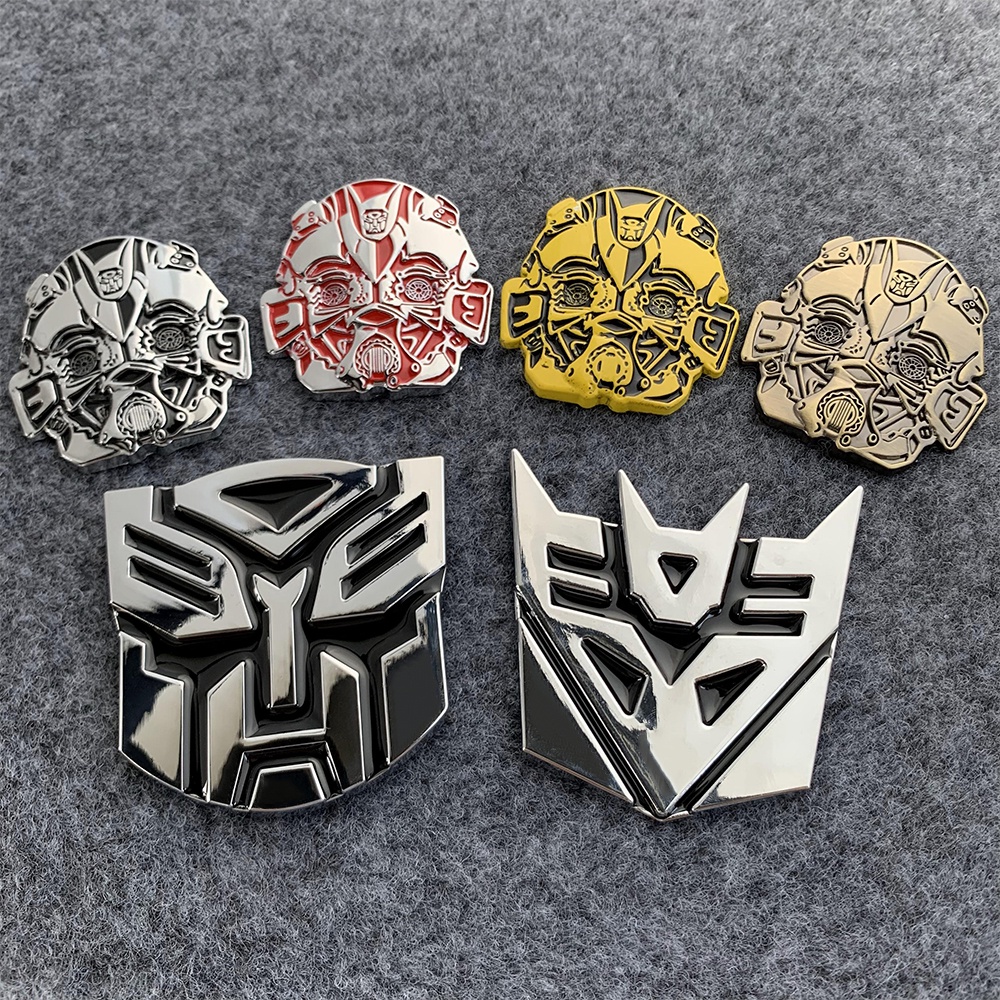 Car Sticker Transformers Bumblebee Metal 3D Emblem Autobots Badge ...