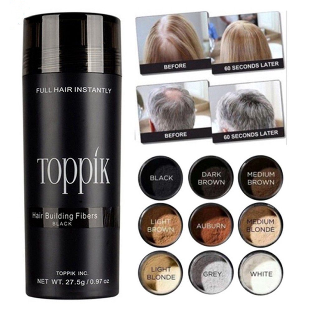 Toppik Natural Hair Boosting Fiber Powder Grooming Filling Forehead ...