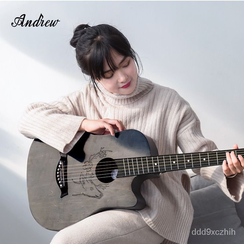 Andrew Guitar Beginner Boy Novice38Inch41Inch Zero Basic Entry Veneer ...