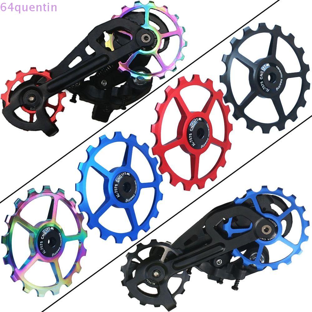 QUENTIN Bike Rear Derailleur 16T 17T 13T 14T 15T Rear Derailleur Guide Cycle Jockey Wheel ...